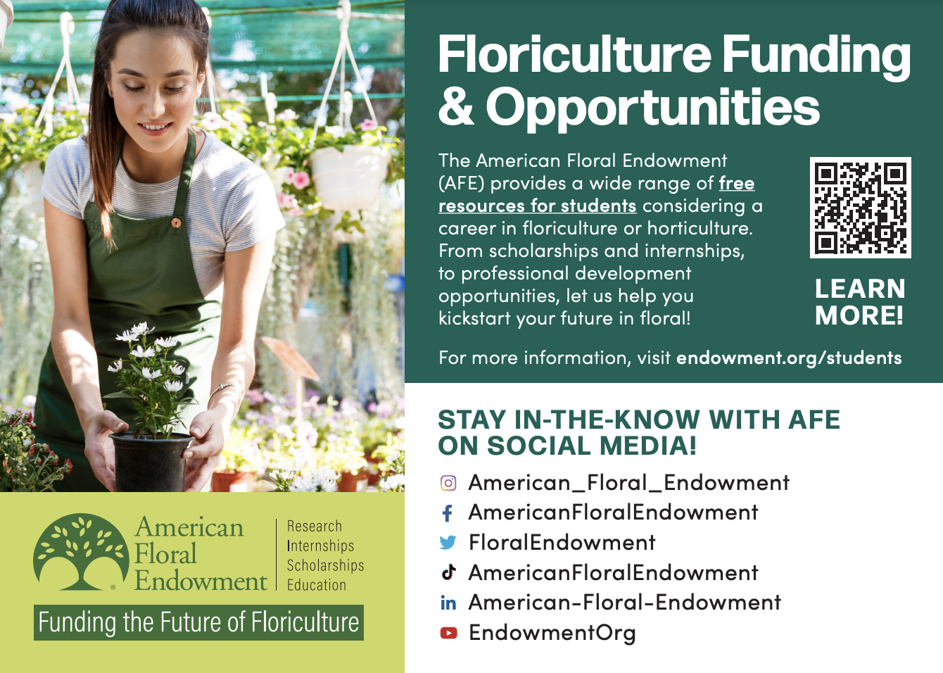 For Students | American Floral Endowment